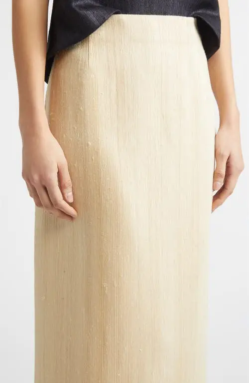 Partow Lea Silk-blend Column Skirt