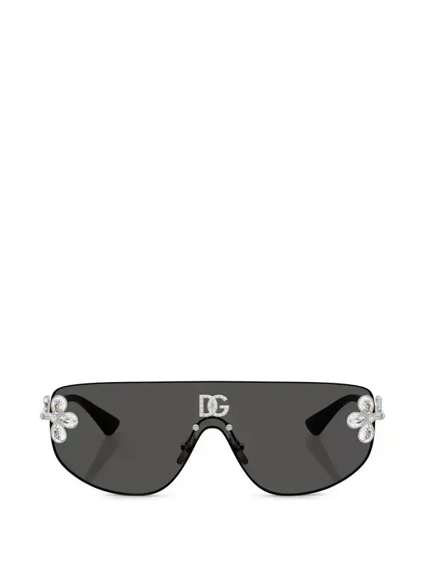 Dolce & Gabbana Shield-frame Sunglasses - Black