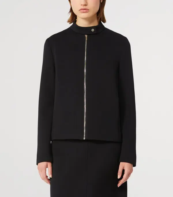 Max Mara Jersey Zip-up Jacket