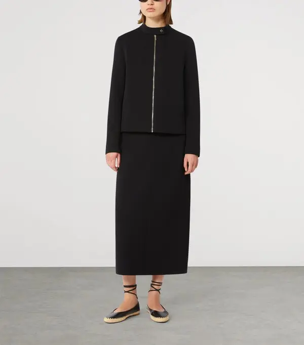 Max Mara Jersey Zip-up Jacket