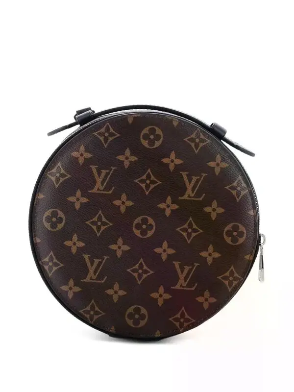 LOUIS VUITTON Audio Case Macassar Monogram Canvas Satchel