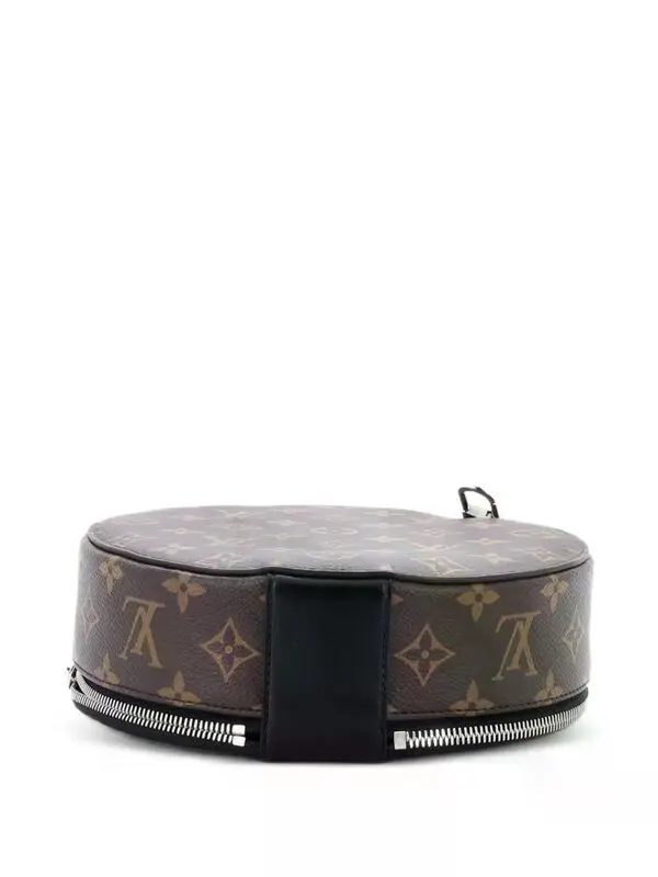 LOUIS VUITTON Audio Case Macassar Monogram Canvas Satchel