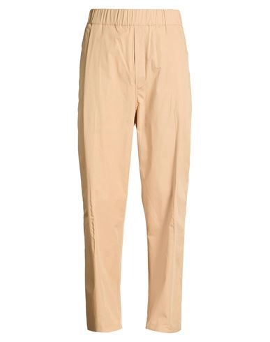 LANEUS Casual Solid Cotton Pants - Camel