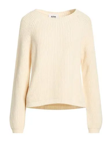 Alpha Studio Sweater Cotton, Polyamide - Ivory