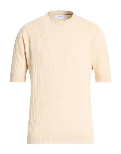 LARDINI Sweater In Linen And Cotton - Beige
