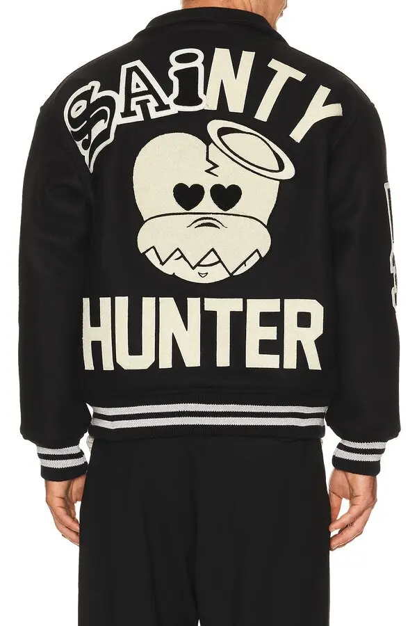 SAINT MXXXXXX Snt Hunter X Bounty Hunter Varsity Jacket