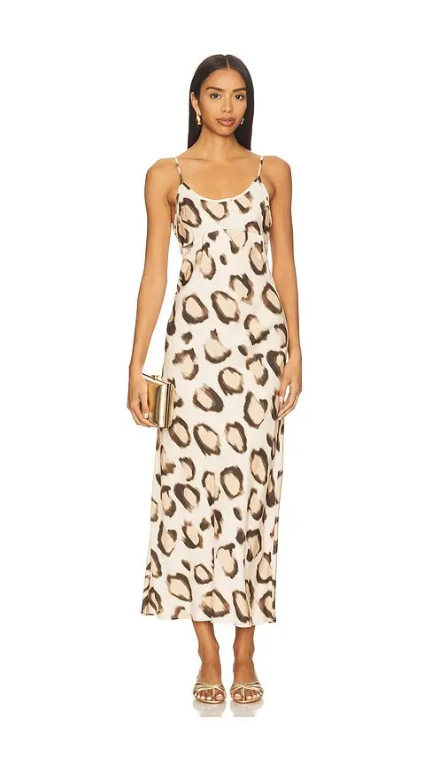 Lna Josie Slip Dress - Brown