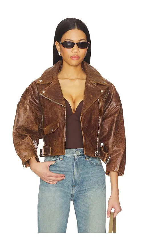 LAMARQUE Vinnie Leather Biker Jacket