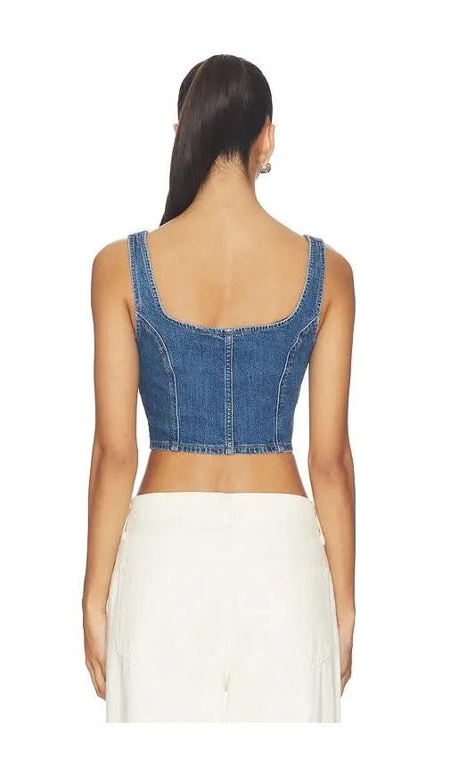 LEVI'S Seamed Zip Bustier