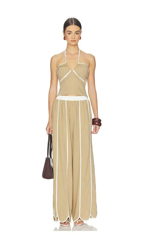 SANCIA The Makena Halterneck Top