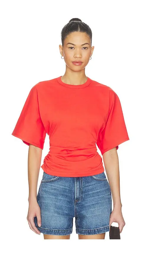 PISTOLA Veronica Ruched Tee Shirt