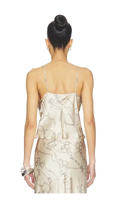 L'Agence Calista Cowl Cami - Beige