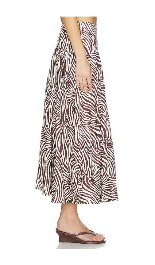NICHOLAS Yasmin Skirt - Brown