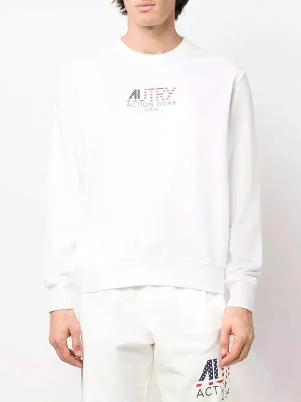 AUTRY Logo-print Cotton Jumper
