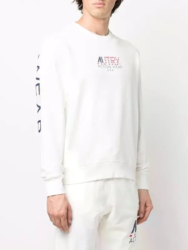 AUTRY Logo-print Cotton Jumper