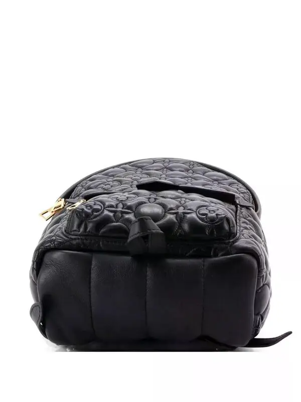 LOUIS VUITTON Palm Springs Malletage Flower Lambskin Pm Backpack