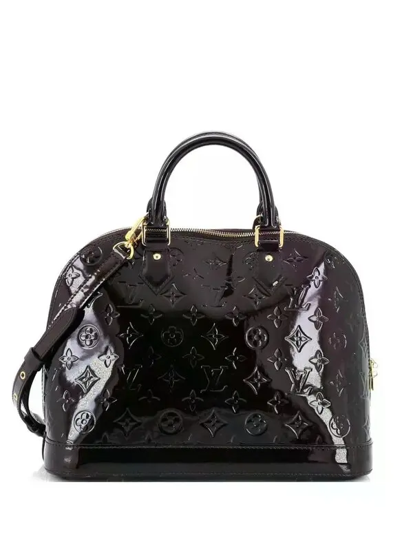 LOUIS VUITTON Alma Handbag Monogram Vernis Pm - Red