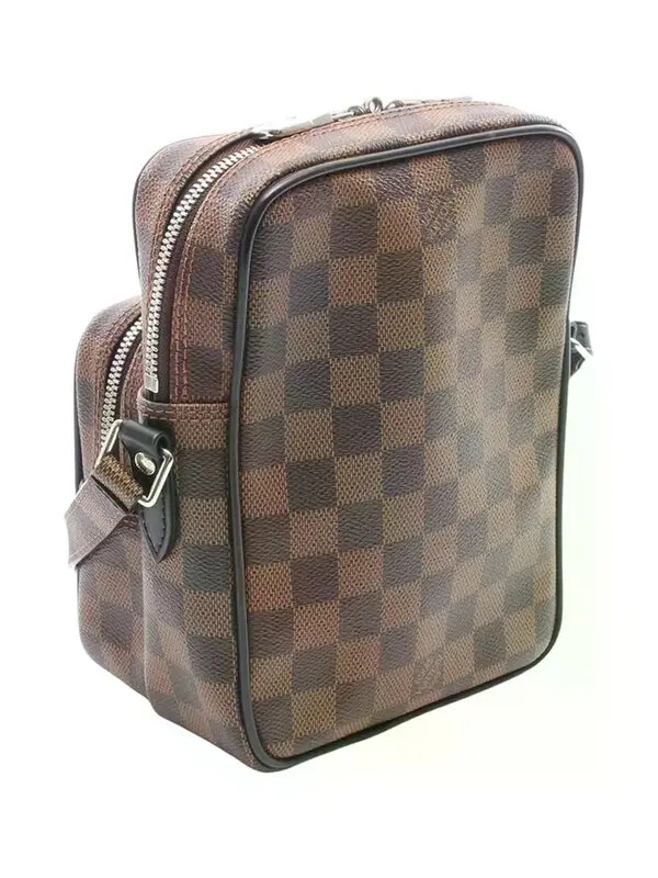 LOUIS VUITTON Damier Ebene Savanna Amazon Crossbody Bag 2016 - Brown