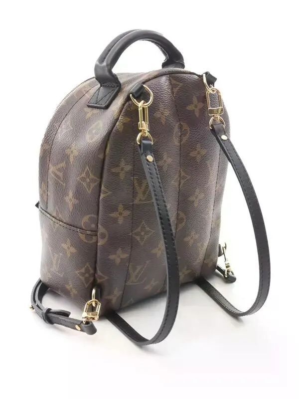 LOUIS VUITTON 2021-2026 Monogram Mini Palm Springs Backpack - Brown