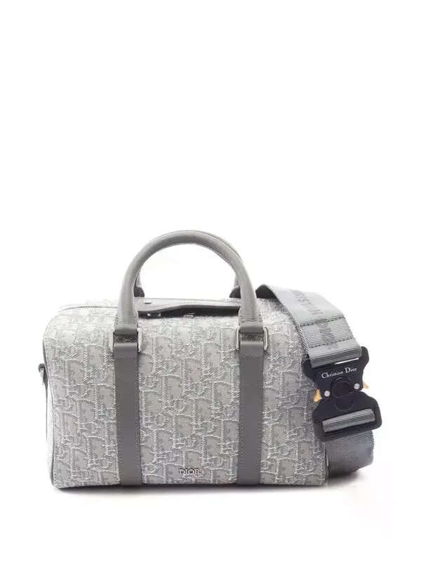 Dior 2021-2026 Oblique Jacquard Lingot 26 Satchel - Grey
