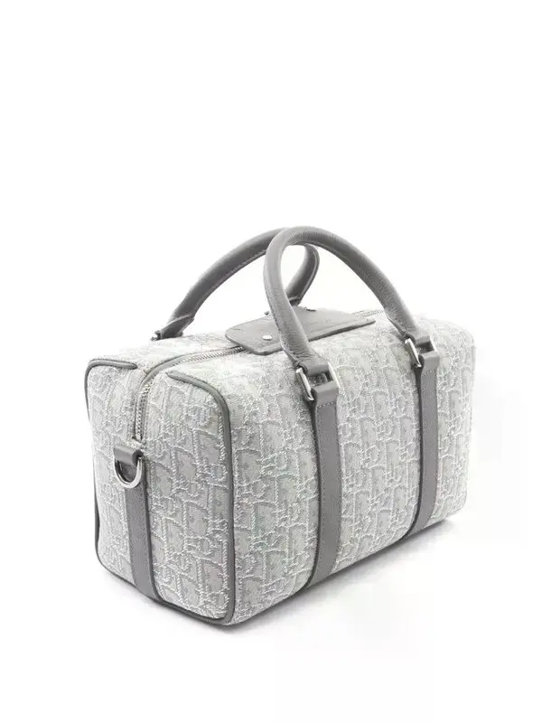Dior 2021-2026 Oblique Jacquard Lingot 26 Satchel - Grey