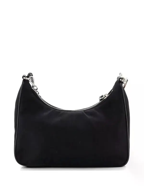 Prada Re-edition 2005 Tessuto Shoulder Bag - Black