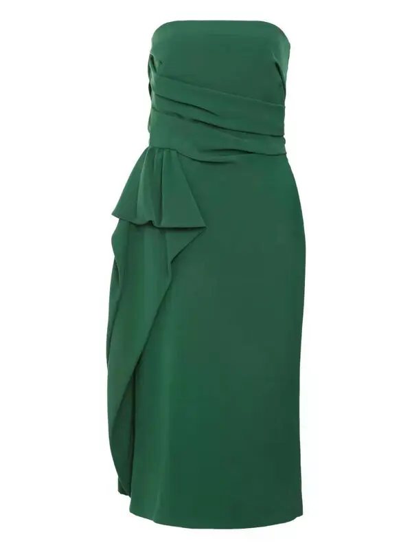 Max Mara Acceso Ruffle-detailed Midi Dress