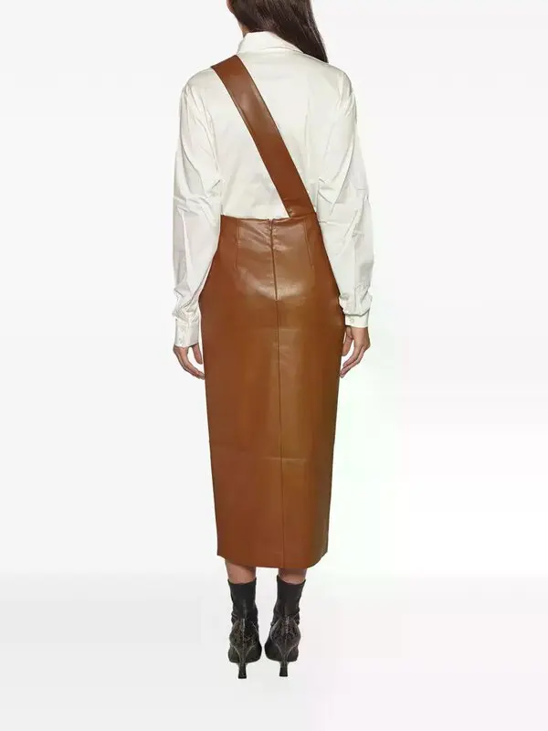 Matériel Shoulder-strap Fitted Skirt