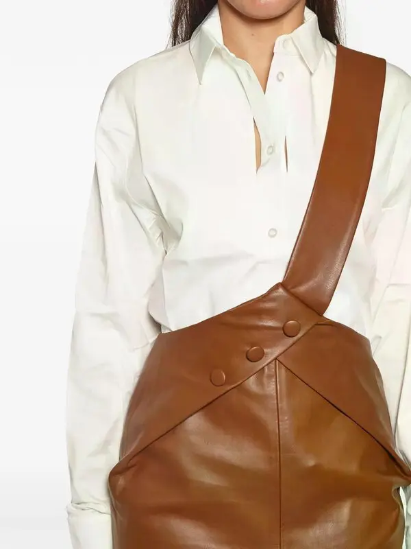 Matériel Shoulder-strap Fitted Skirt