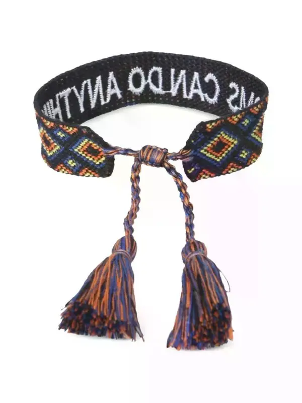 ELLA K Braided Woven Bracelet - Black