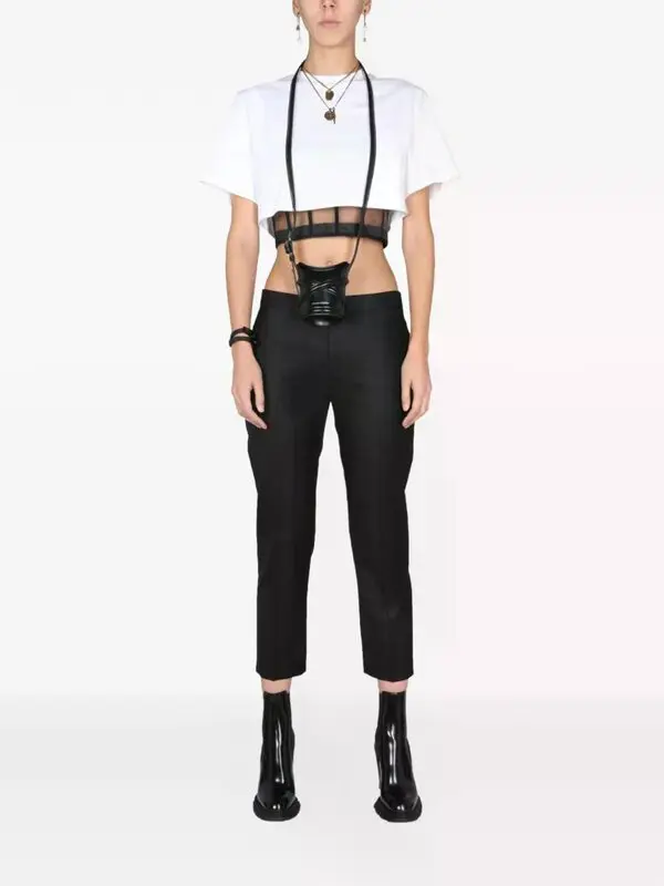 Alexander McQueen Straight-leg Cropped Trousers