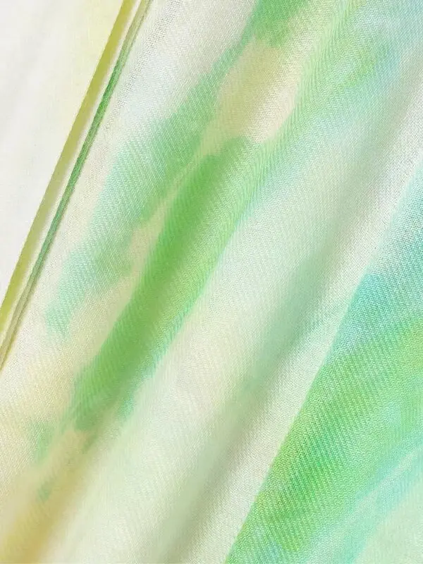 Gabriela Hearst Daisy Tie-dye Belted Dress