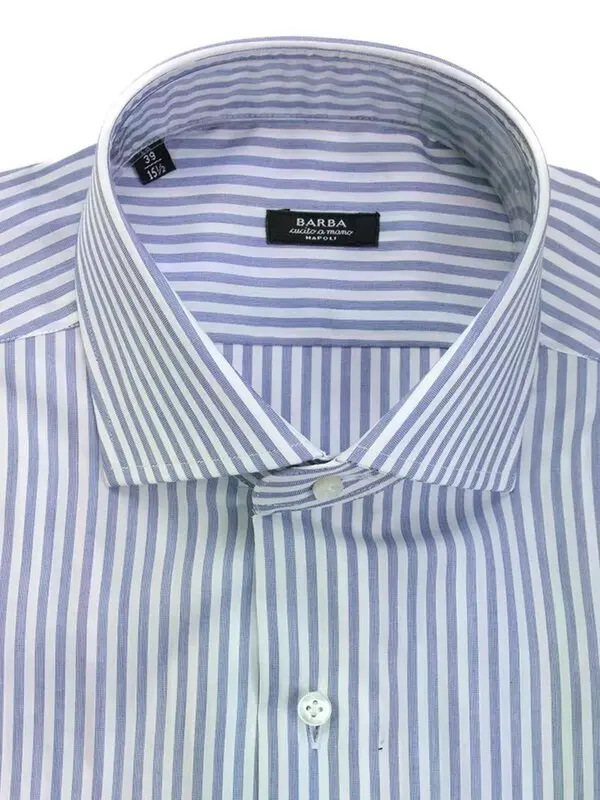 BARBA NAPOLI Striped Long-sleeve Shirt