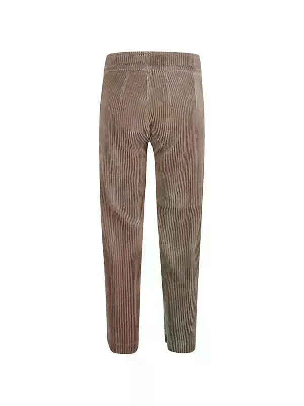 Avenue Montaigne Corduroy-effect Trousers - Neutrals