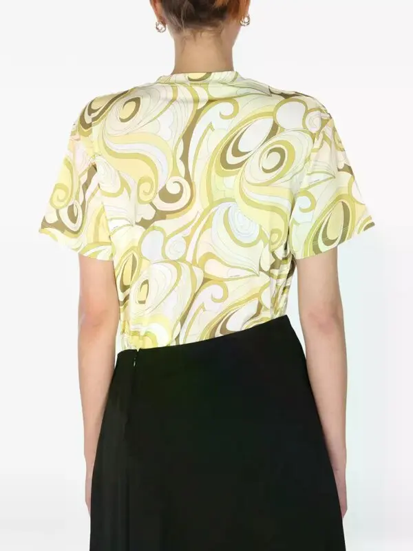 Raf Simons Patterned Crew Neck T-shirt