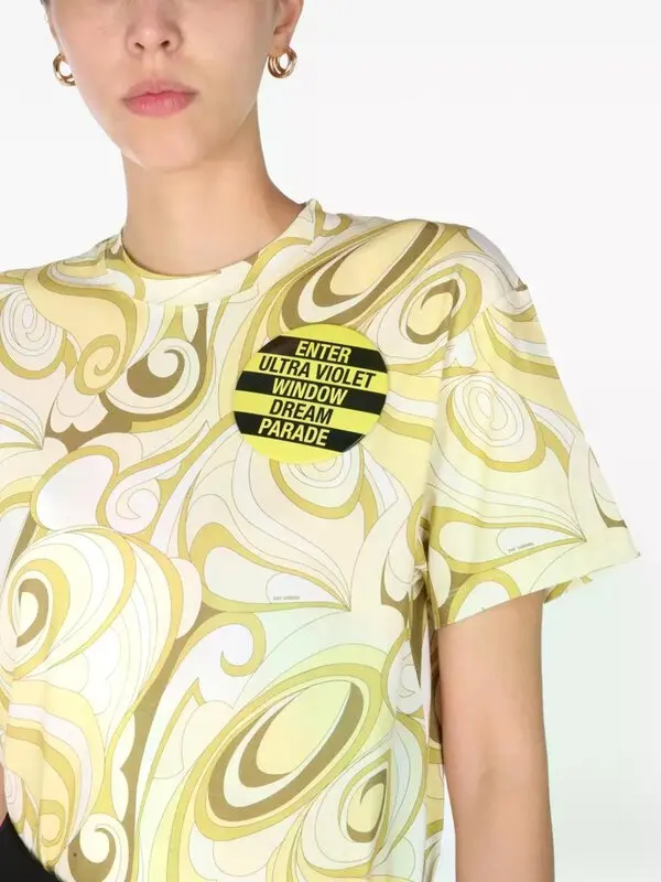 Raf Simons Patterned Crew Neck T-shirt