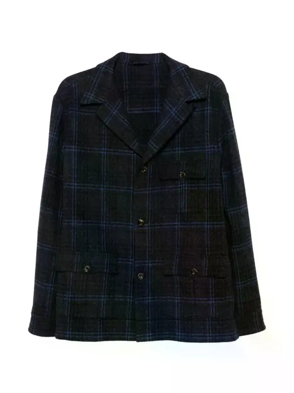 FINAMORE 1925 Checked Wool Blazer