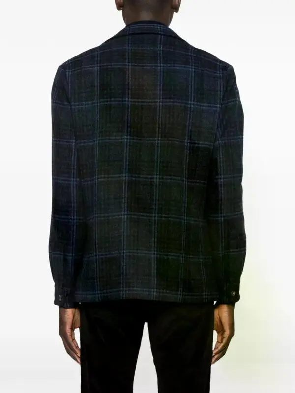 FINAMORE 1925 Checked Wool Blazer