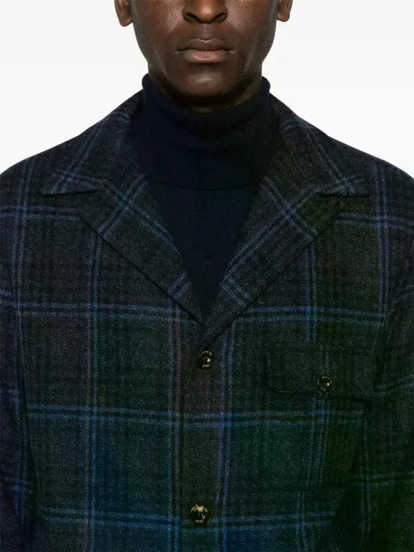 FINAMORE 1925 Checked Wool Blazer