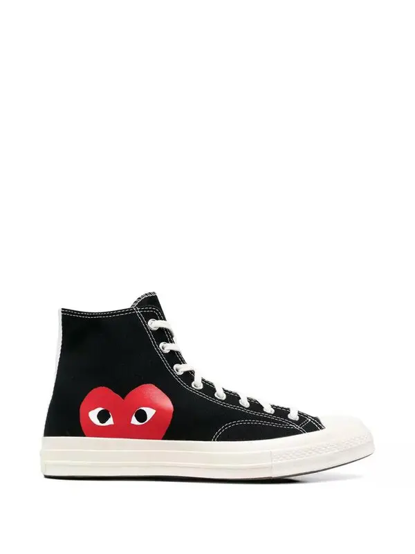 Play Comme Des Garcon X Converse Chuck 70 Logo-print Sneakers