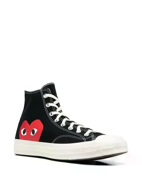 Play Comme Des Garcon X Converse Chuck 70 Logo-print Sneakers