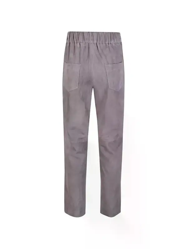 VIA MASINI 80 Elasticated-waist Trousers - Grey
