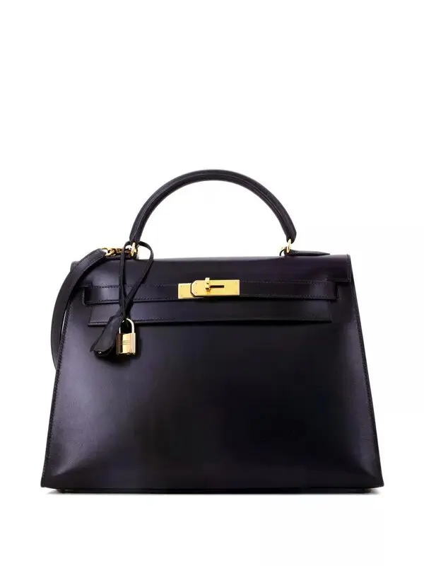 Hermès Kelly Handbag Box Calf 32 - Black