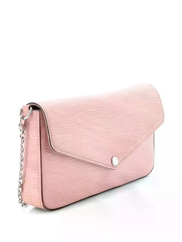 LOUIS VUITTON Felicie Pochette Epi Leather Crossbody Bag - Pink
