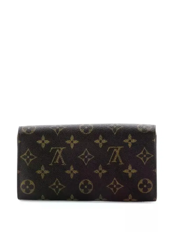 LOUIS VUITTON Vintage Sarah Wallet Monogram Canvas Small Wallets - Brown