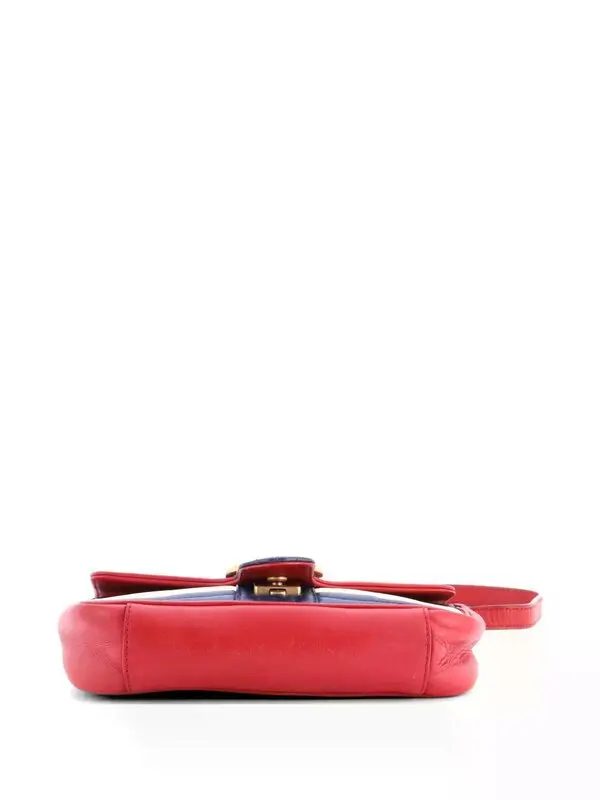 Gucci Gg Marmont Small Crossbody Flap Bag - Blue
