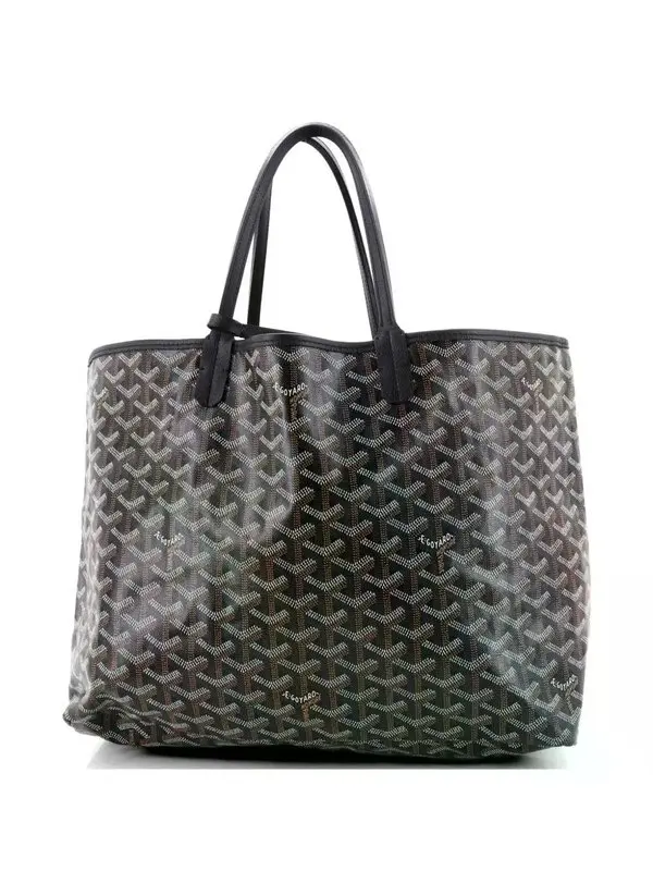 Goyard Saint Louis Coated Canvas Pm Tote Bag - Black