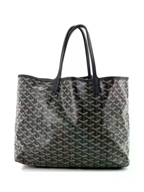 Goyard Saint Louis Coated Canvas Pm Tote Bag - Black