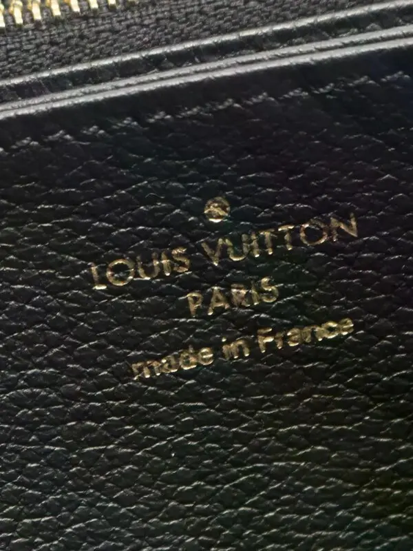 LOUIS VUITTON 2021-2026 Bicolor Monogram Empreinte Zippy Wallet Long Wallets - Black