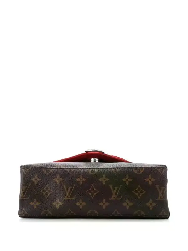 LOUIS VUITTON Saint Michel Handbag Monogram Canvas And Epi Leather